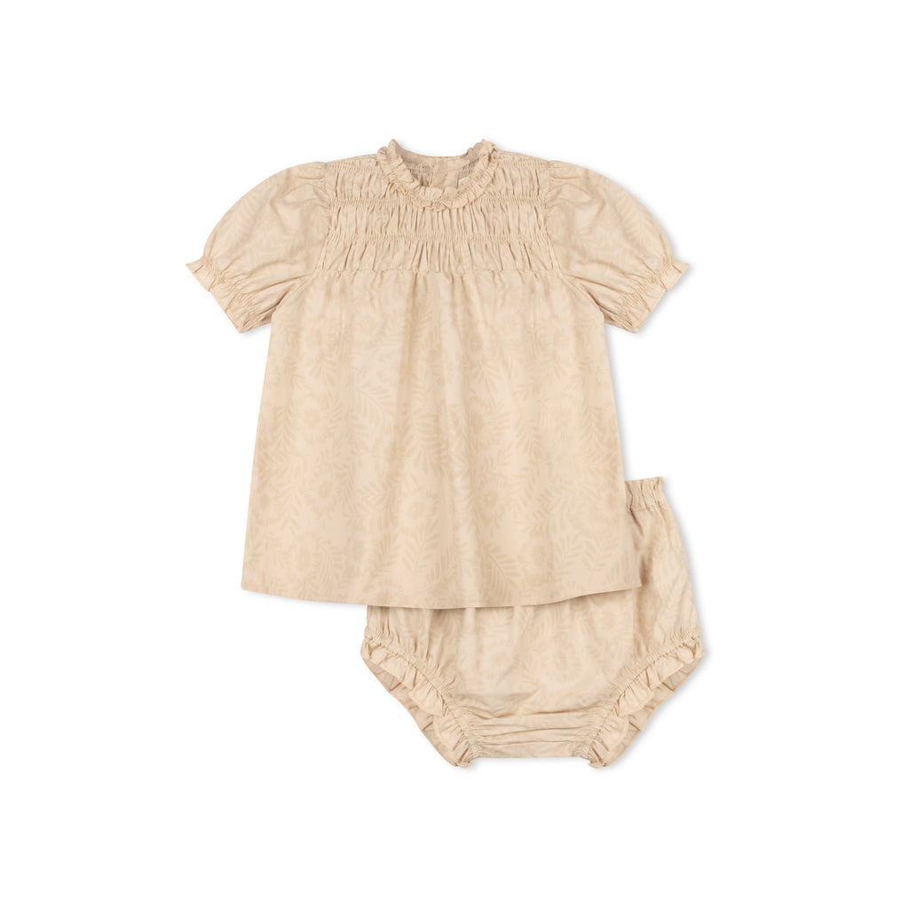 Velvette Tone On Tone Baby Set | Buttons Bebe