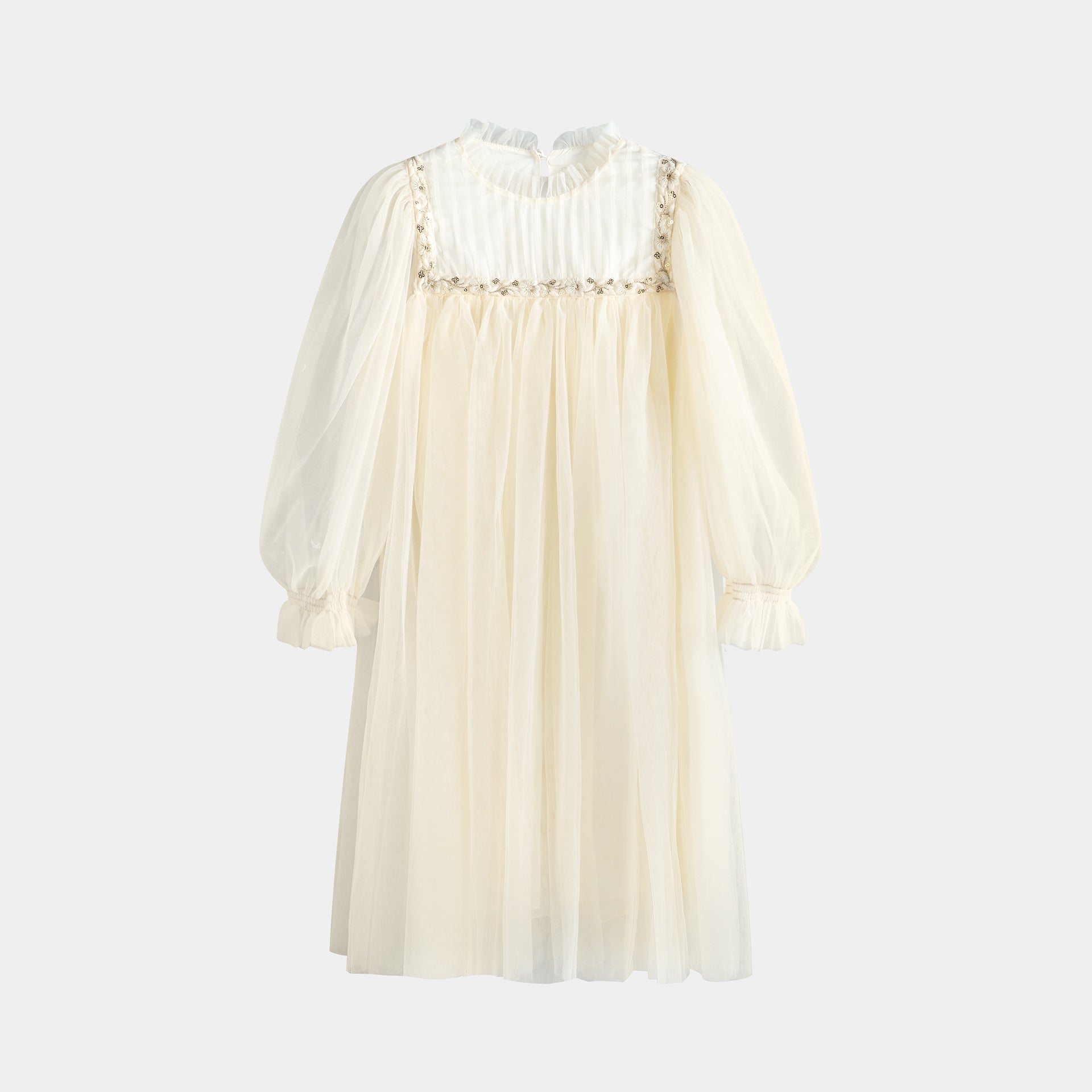 Cera Una Volta Cream Kate Dress | Buttons Bebe