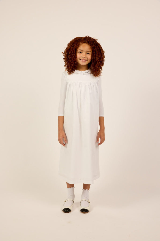 Little Parni White Logo Collar Jumper + Tshirt (K516) | Buttons Bebe