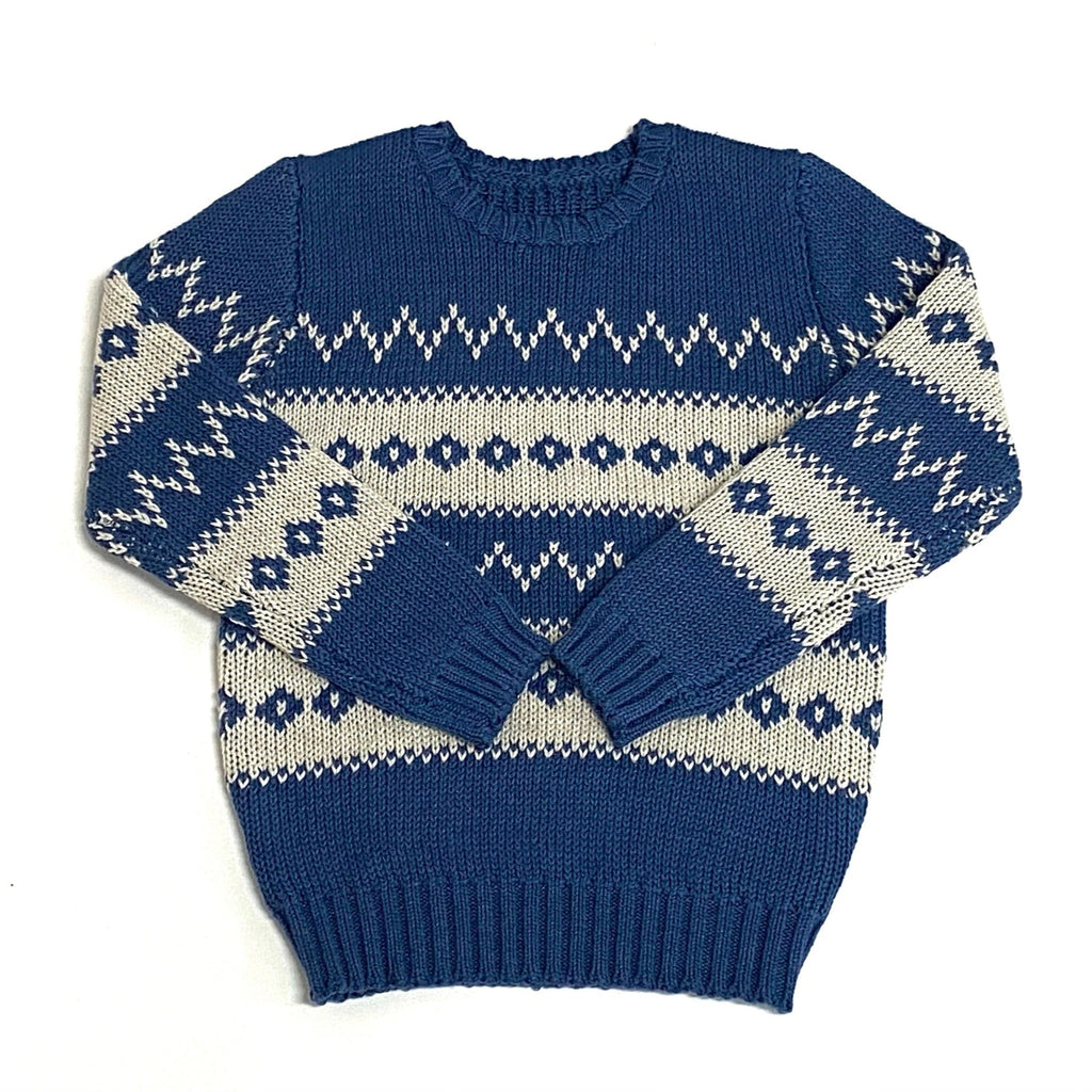 Kipp Blue Justin Knit Sweater | Buttons Bebe