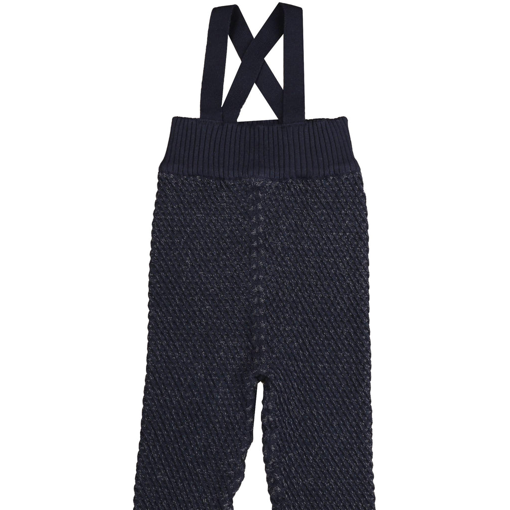Noma Blue Textured Baby Romper | Buttons Bebe