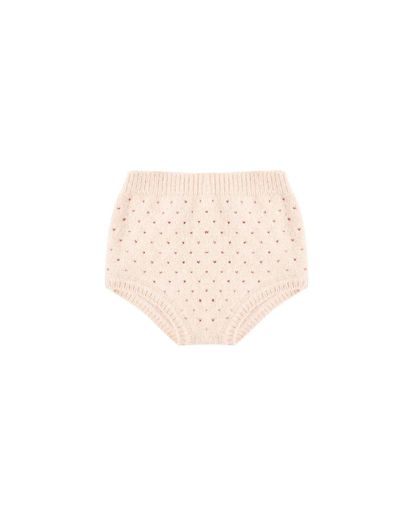 Rylee + Cru Ruby Speckle Knit Bloomer | Buttons Bebe