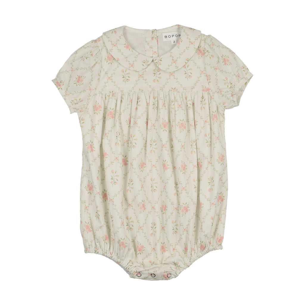 Bopop Floral Romper | Buttons Bebe