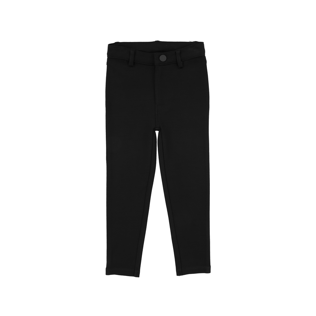Lil Legs Knit Pants Without Seam Black | Buttons Bebe