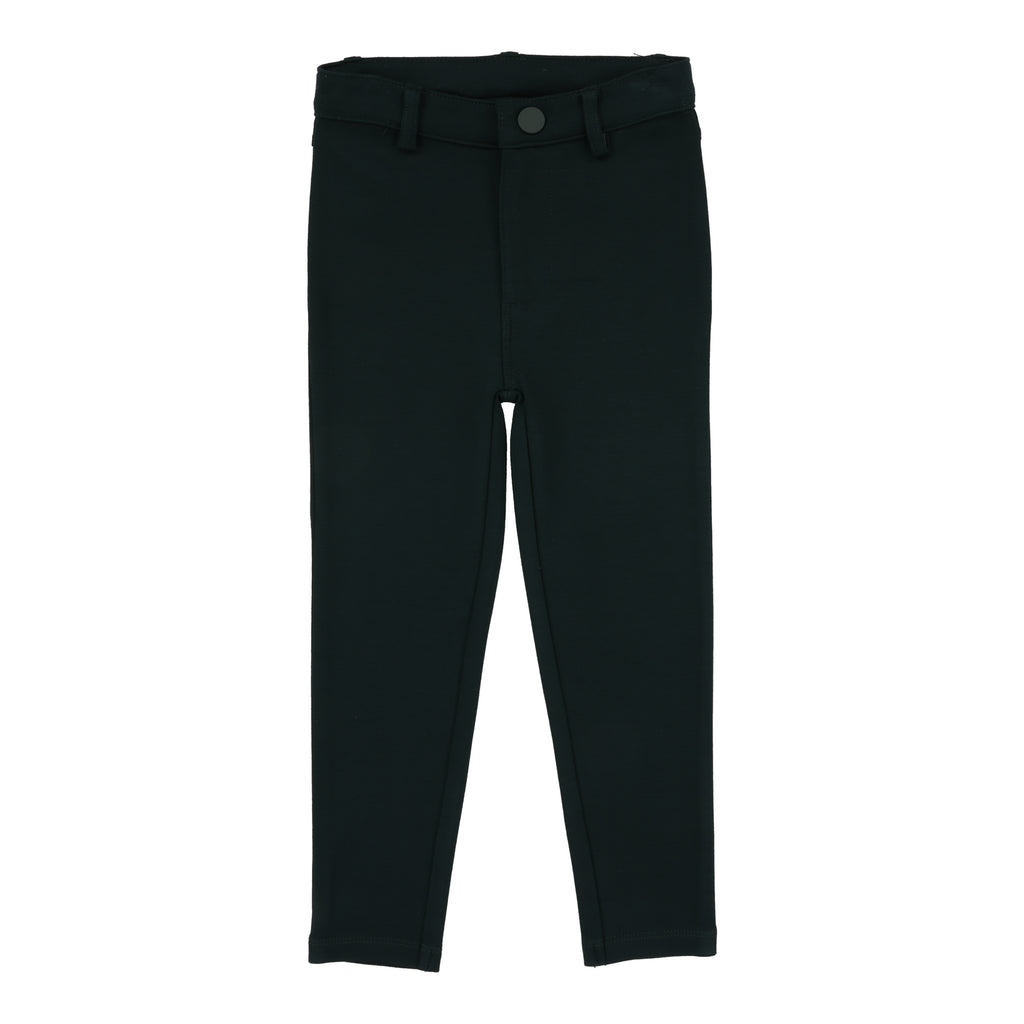 Lil Legs Knit Pants Without Seam Navy | Buttons Bebe