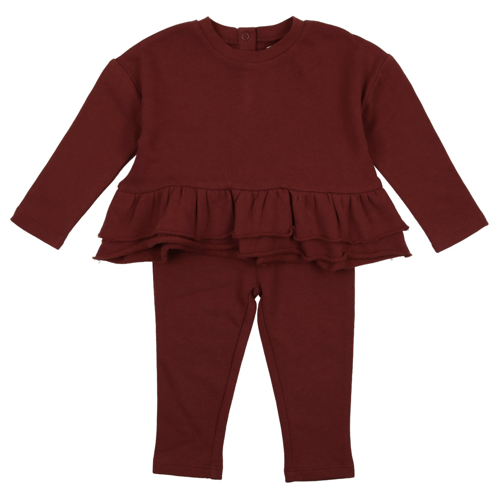 Kin + Kin Scarlet Girls Jogger Set- RUNS LARGE - Buttons Bebe | Buttons ...