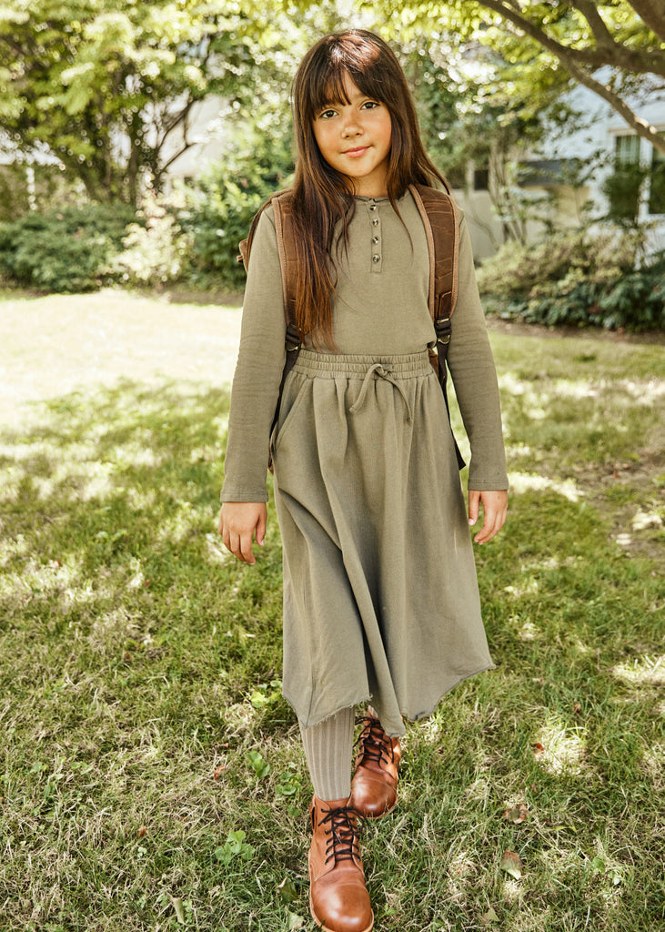 Kin + Kin Scarlet Midi Handkercheif Skirt - Buttons Bebe | Buttons Bebe