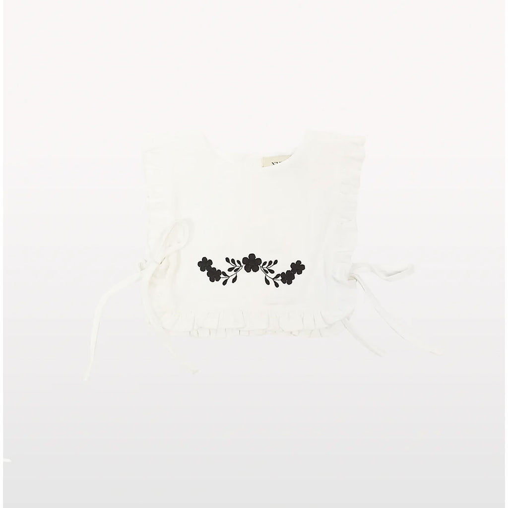 Nueces OFF WHITE EMBROIDERY Baby Top - Buttons Bebe | Buttons Bebe
