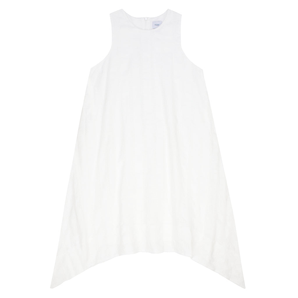 Kipp White Woven Jumper Midi - Buttons Bebe | Buttons Bebe